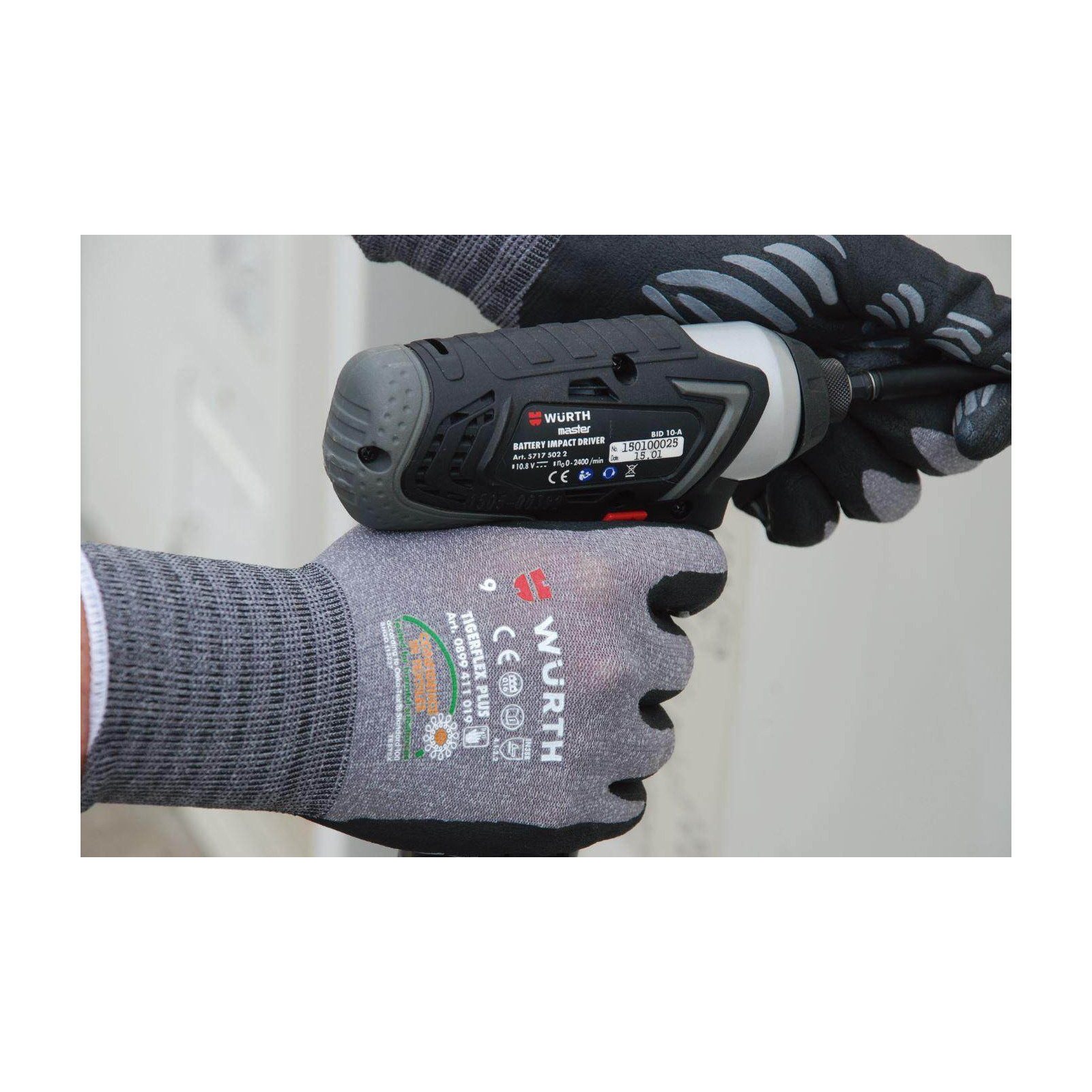 Rękawice robocze WURTH TIGERFLEX PLUS rozm. 9 nitrylowe