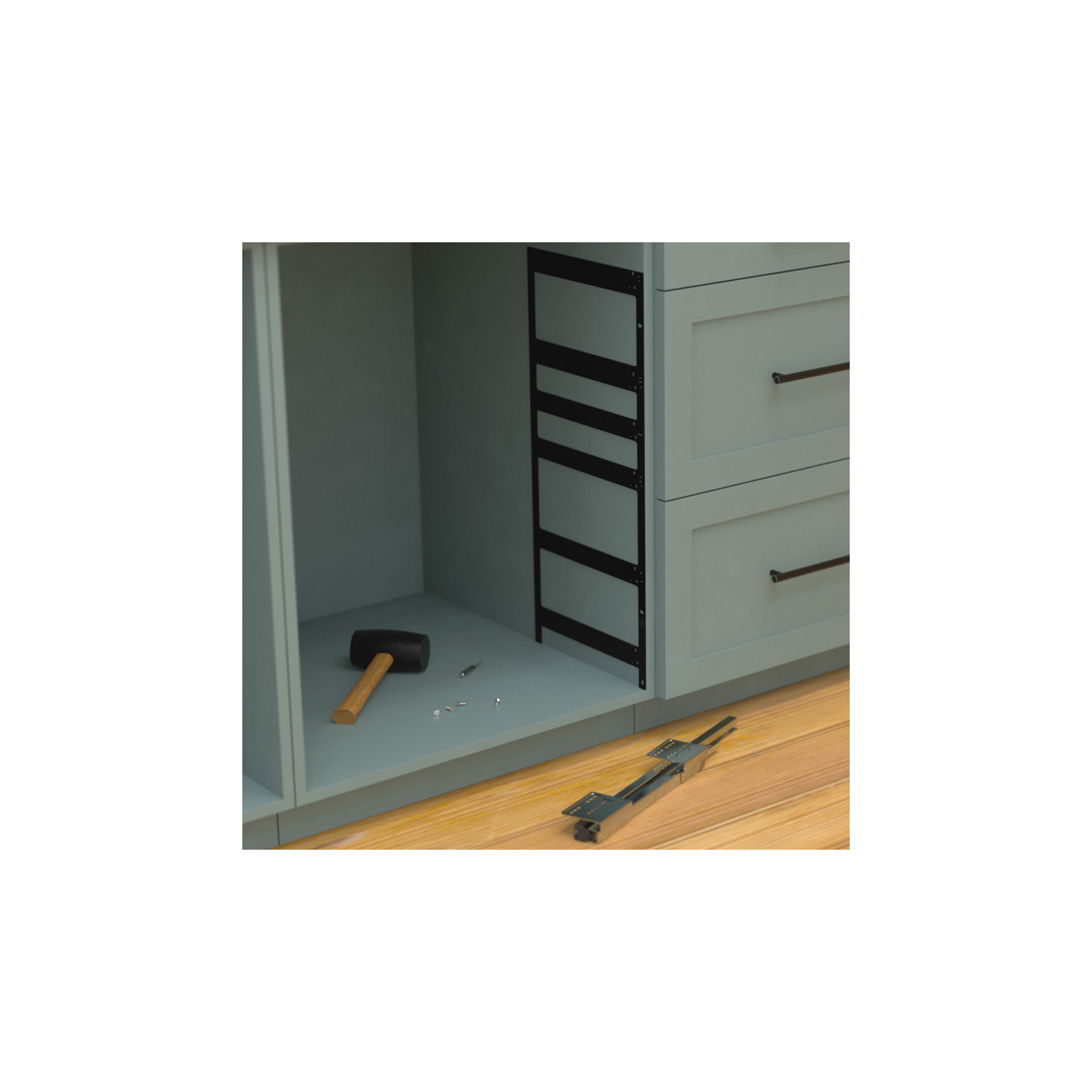 Szablon do montażu szuflad REJS Comfort Box Slim Box i prowadnic ...